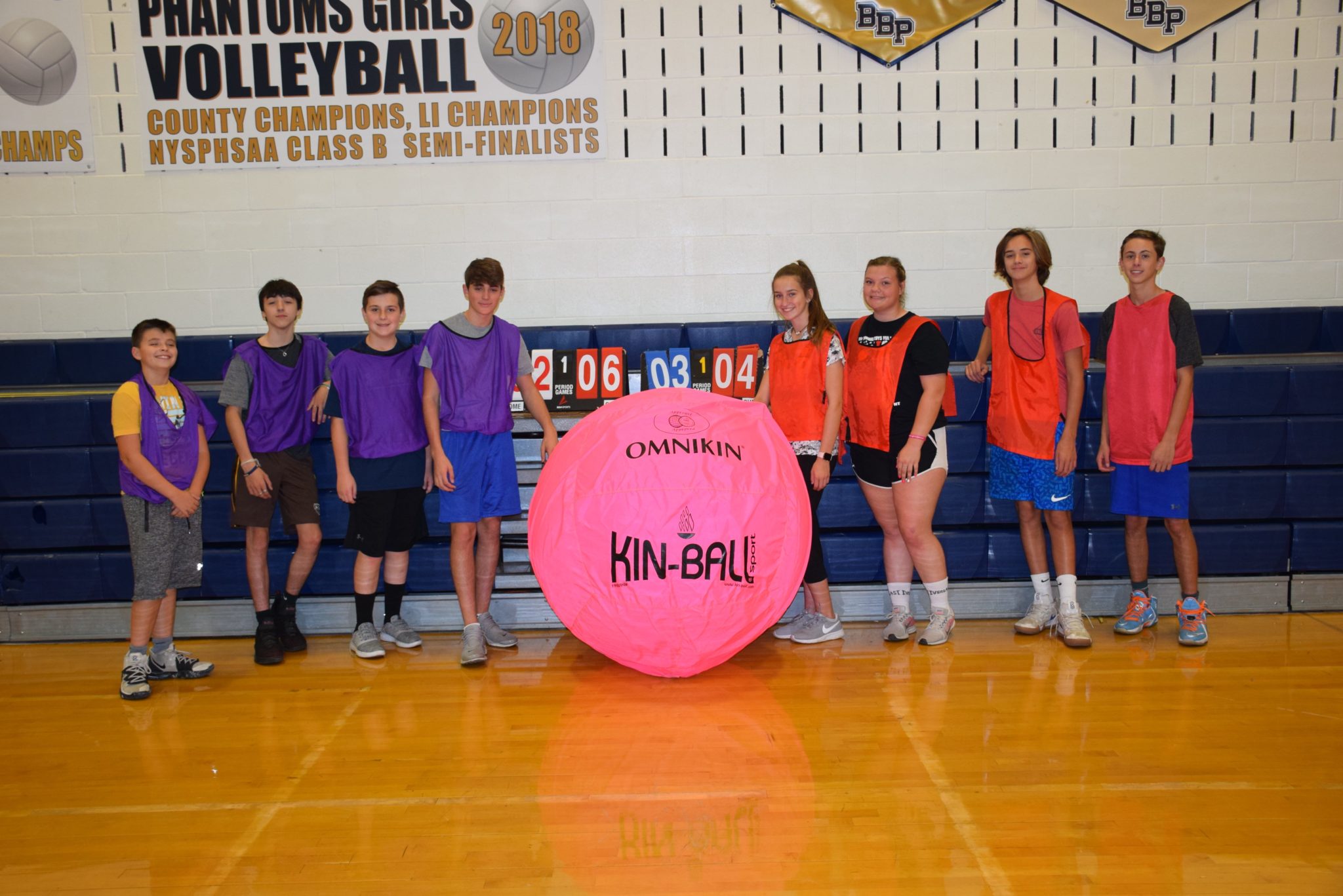 Kin-Ball explained: BBP schools are using the cooperative sport in gym ...