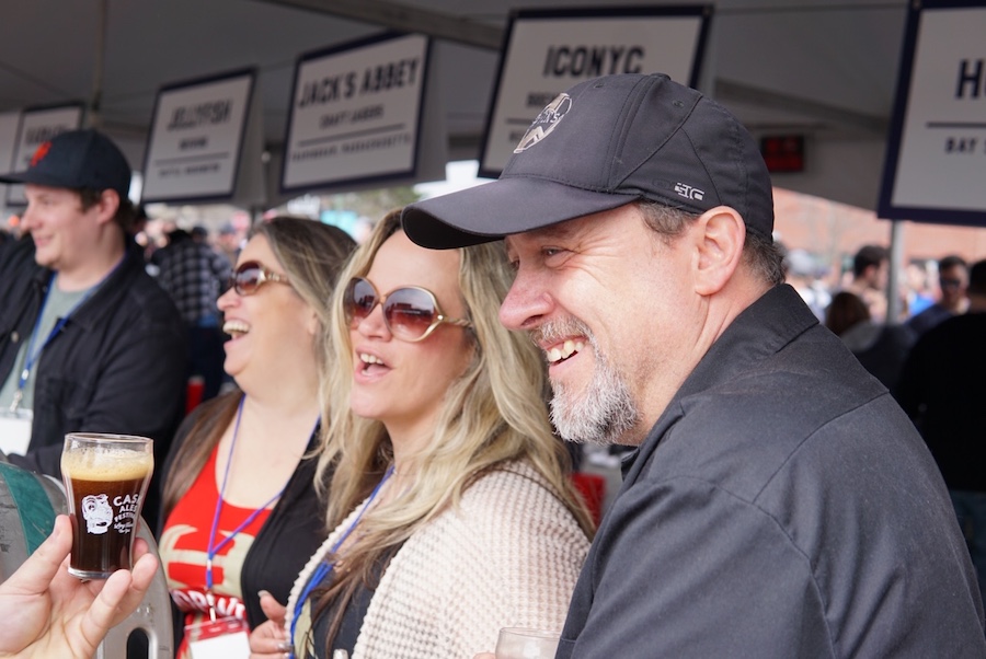 25 Photos from Blue Point's first Cask Ales Festival on West Main ...