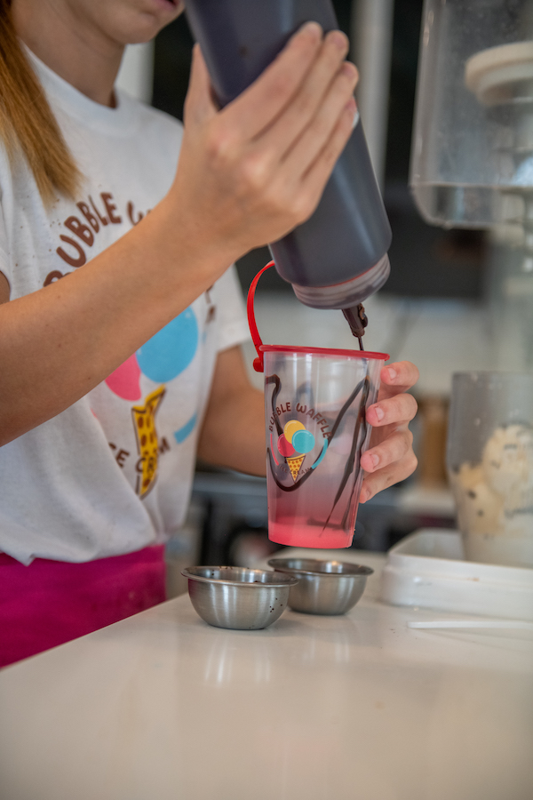 Inside look at the three-in-one ice cream, coffee, and matcha shop now ...