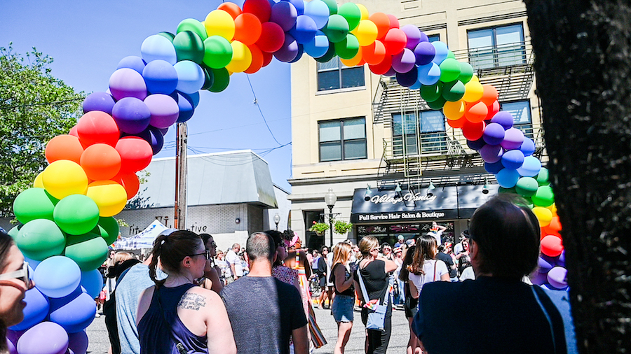 25 Photos: Downtown Babylon was covered in rainbows for its third ...