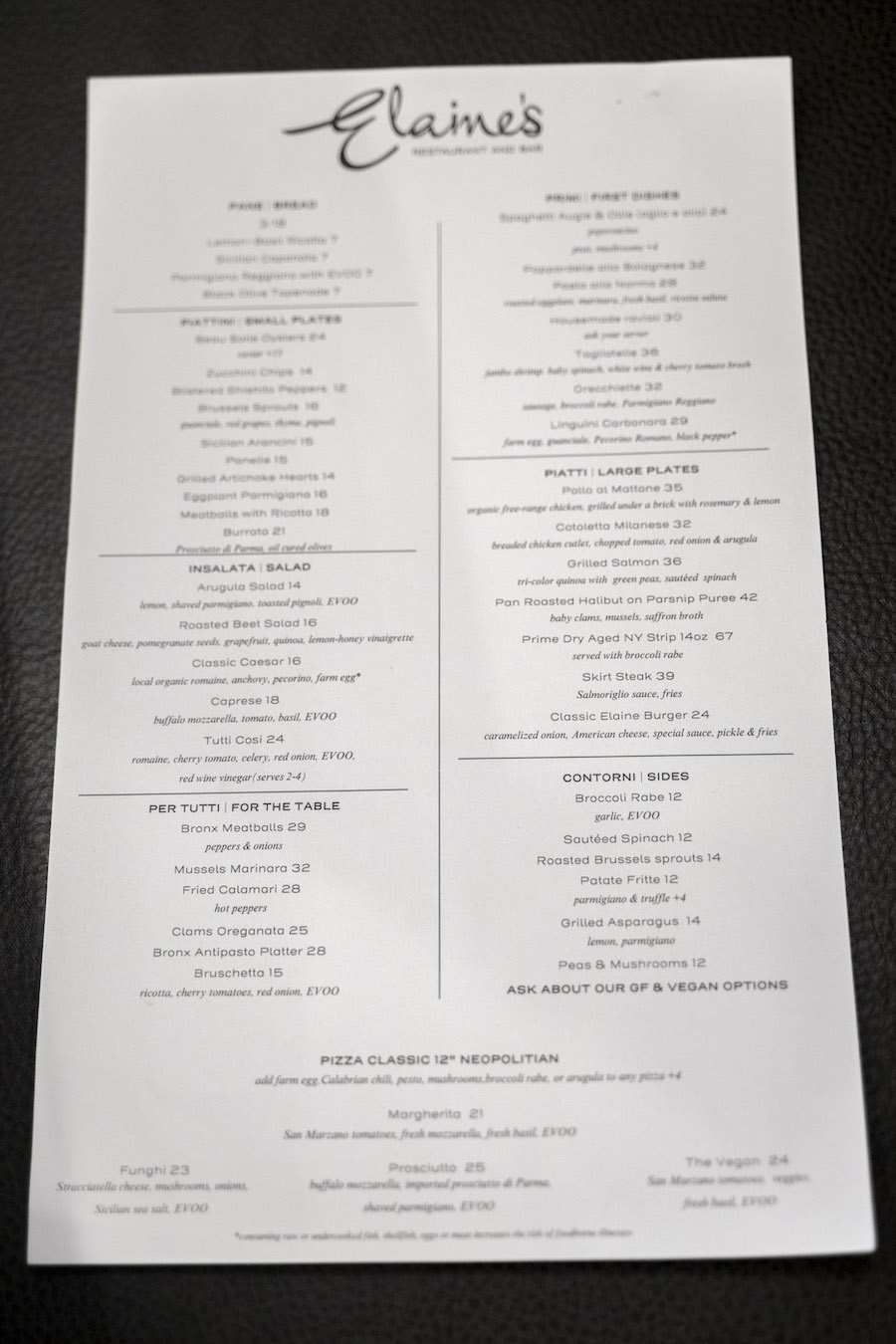 All about LI's new Italian restaurant Elaine's, now open in East Setauket