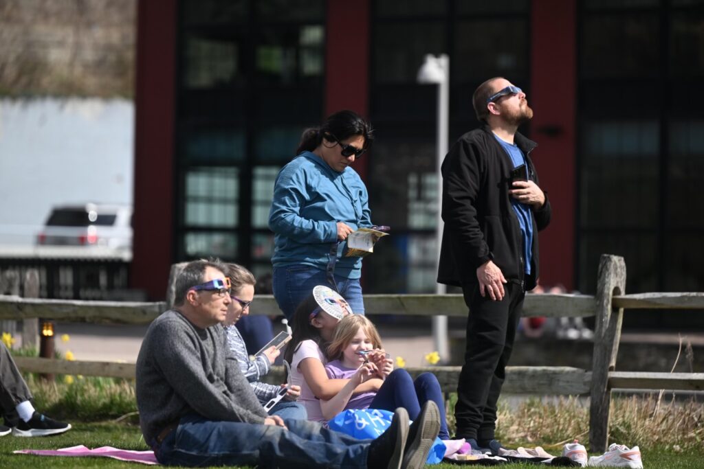 Long Islanders gather and share experiences from rare total solar eclipse