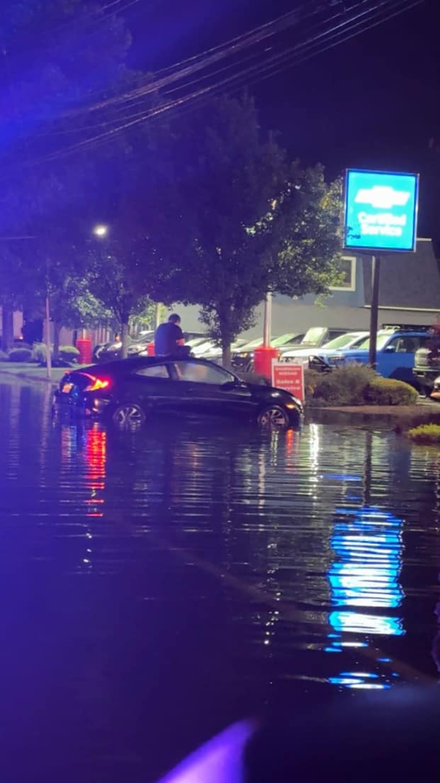 Flash flood wreaks havoc on Suffolk County's North Shore