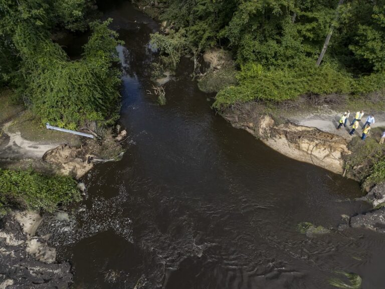 Romaine says Smithtown dam to be rebuilt, addresses damage in Stony Brook