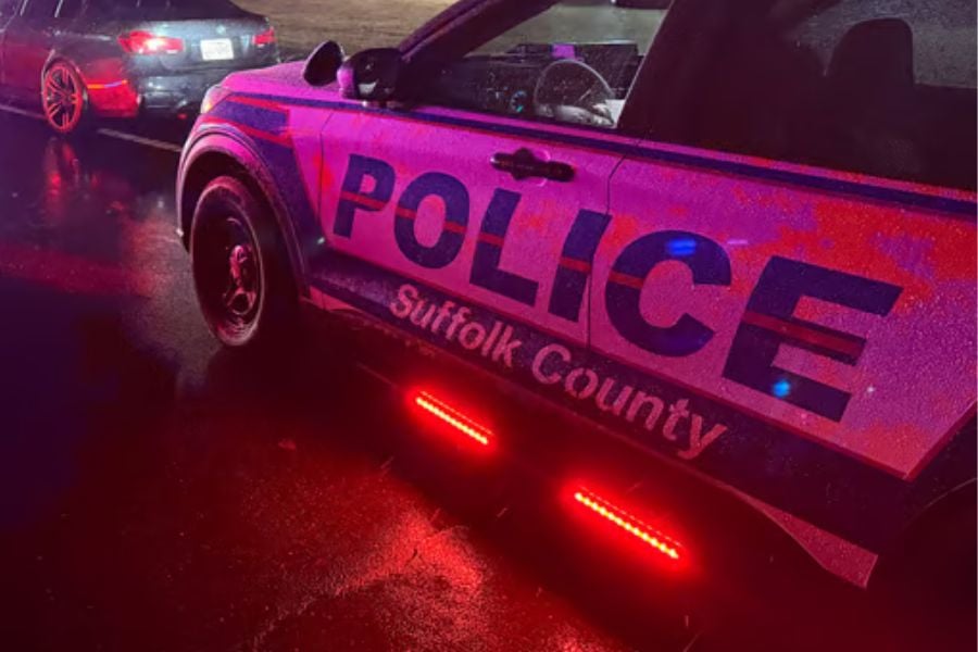 Driver hurt after crashing car into home on her Huntington Station street