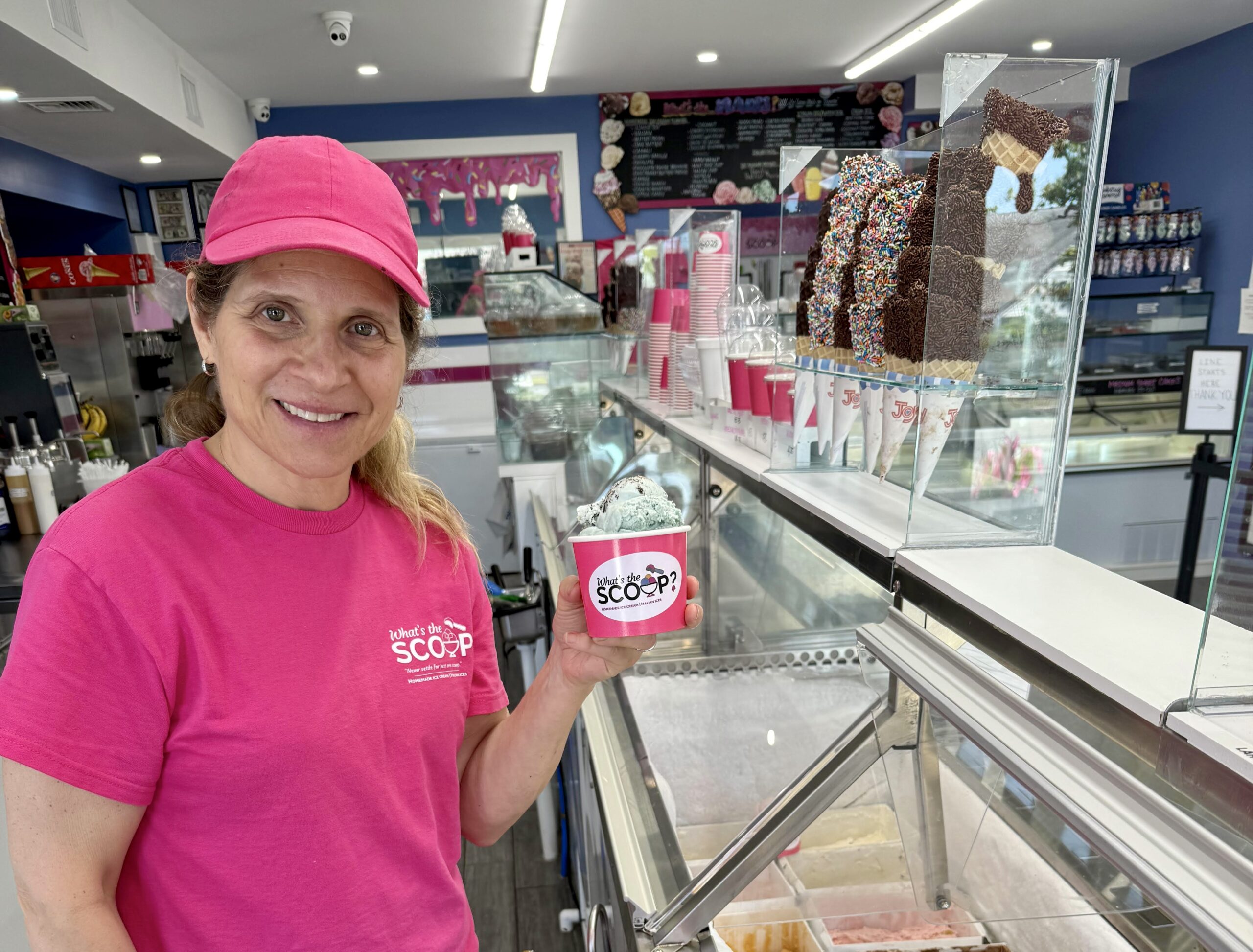After 20 years, she's scooping again in Shirley with a new shop