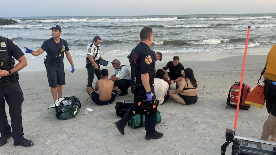 Multiple water rescues made off Long Beach after lifeguards go off duty