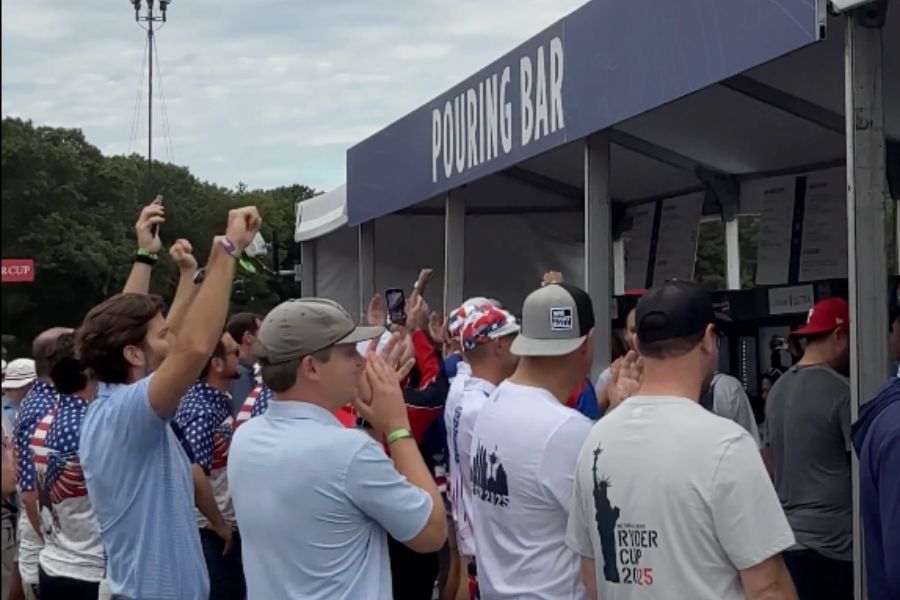'Bottoms up' at Bethpage Black as Ryder Cup fans count down to first beer
