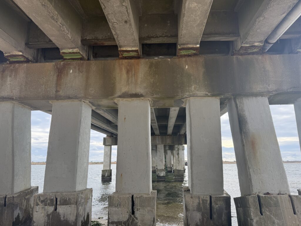 Smith Point Bridge reopens to heavier loads; traffic down to one lane