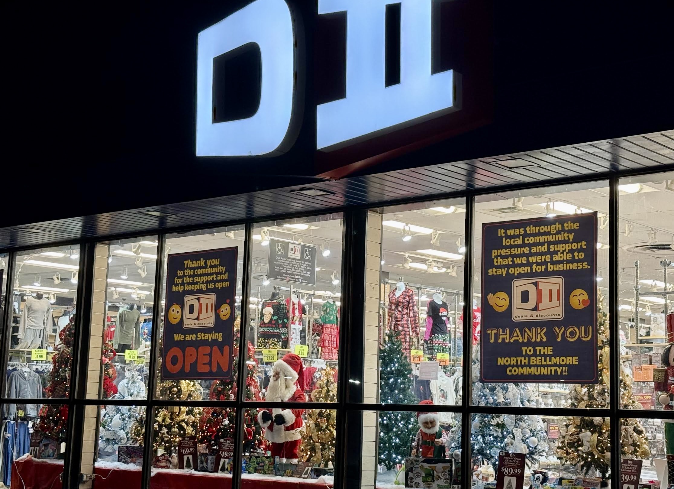 Community push helps keep DII Deals and Discounts open in Bellmore