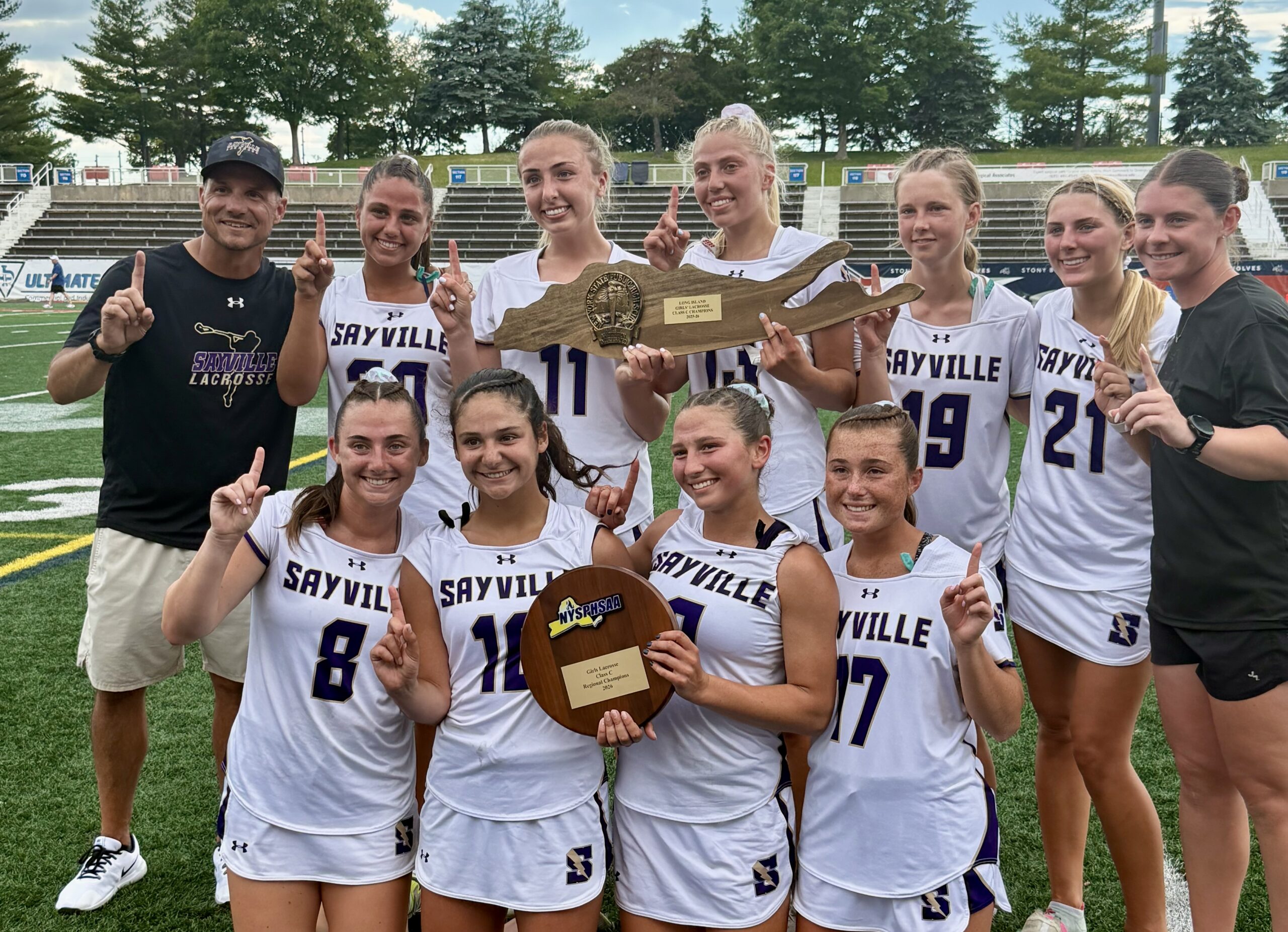 Undefeated Sayville two wins away from another state title