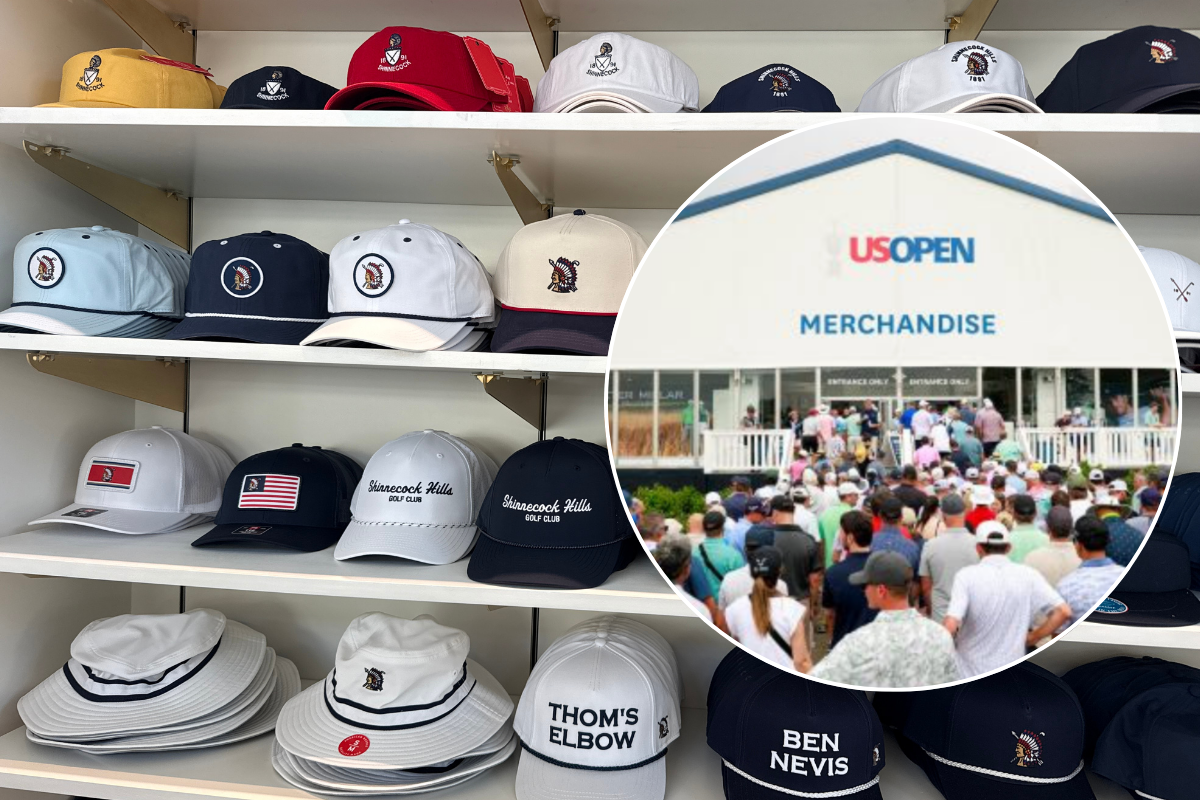 Giant pavilion for U.S. Open merch opens at Shinnecock Hills
